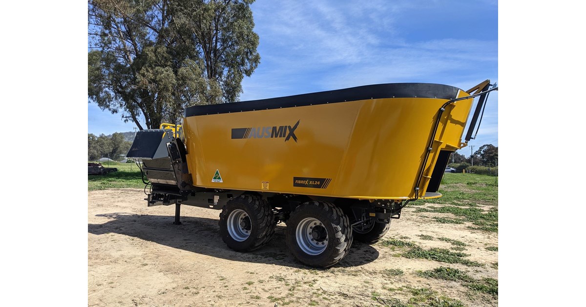 2024 AUSMIX FT-XL24 HD VERTICAL FEED MIXER + 1.0M ELEVATOR (24.0M3) for ...