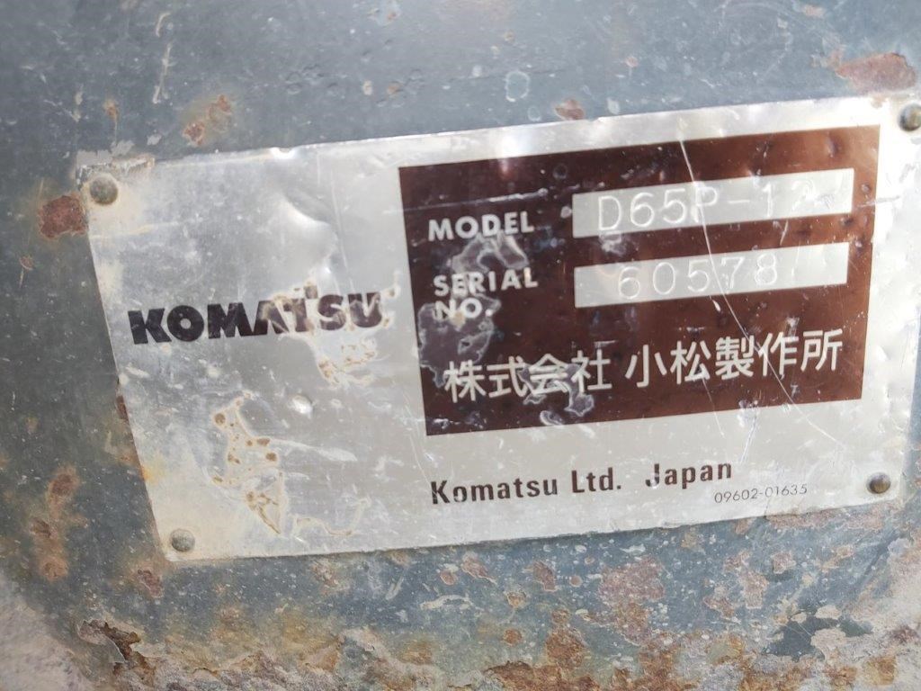 1994 KOMATSU D65P-12 for sale (refcode TA1108335)