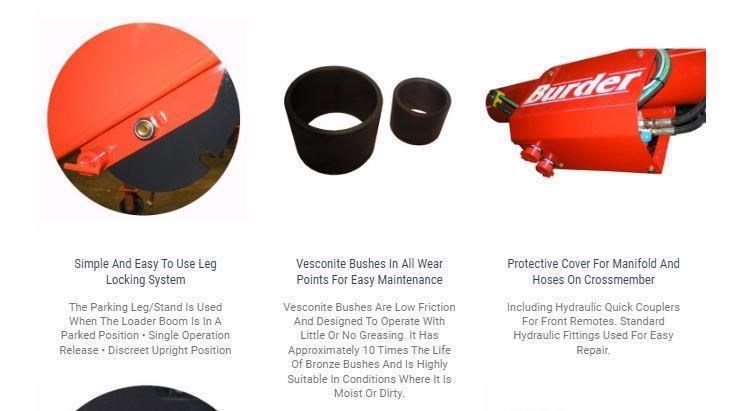 BURDER 1.35M BURDER FRONT END LOADER (24-45 HP) for sale (refcode ...