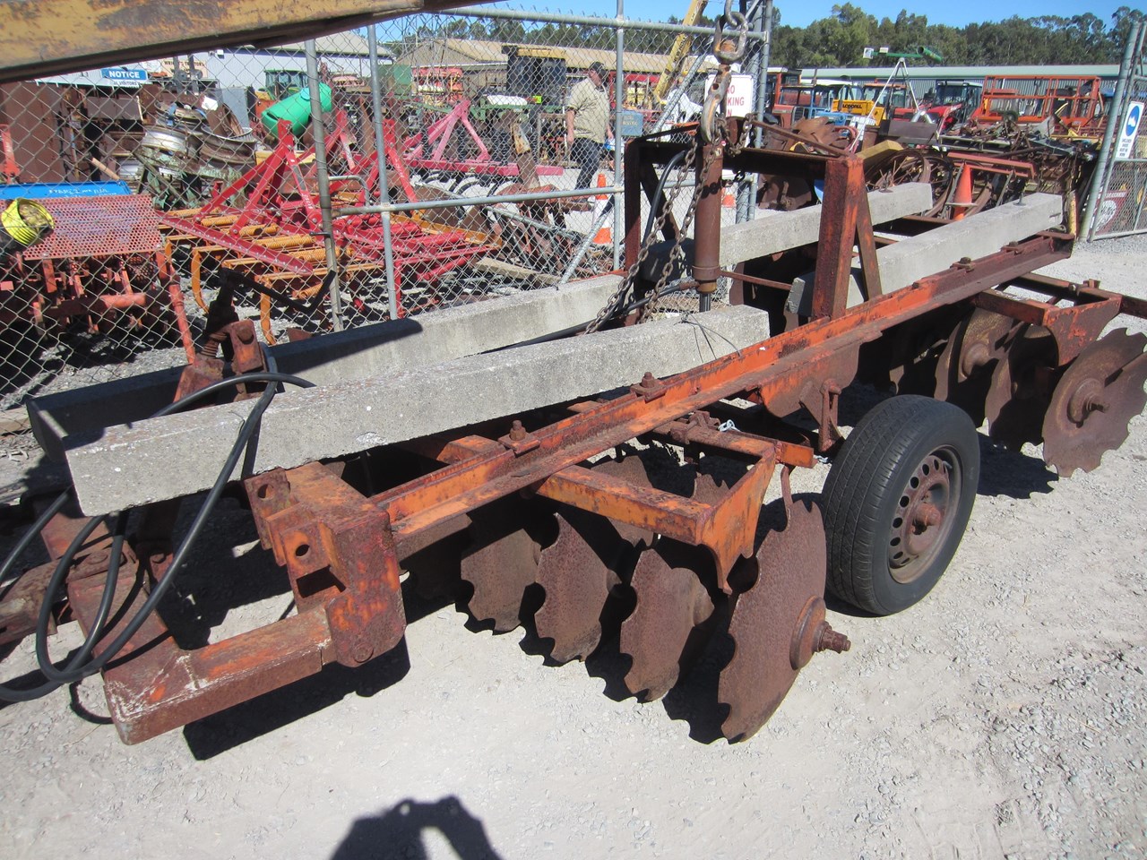 JARRETT 18 PLATE HYD WHEELED OFFSET DISC CULTIVATOR for sale (refcode ...