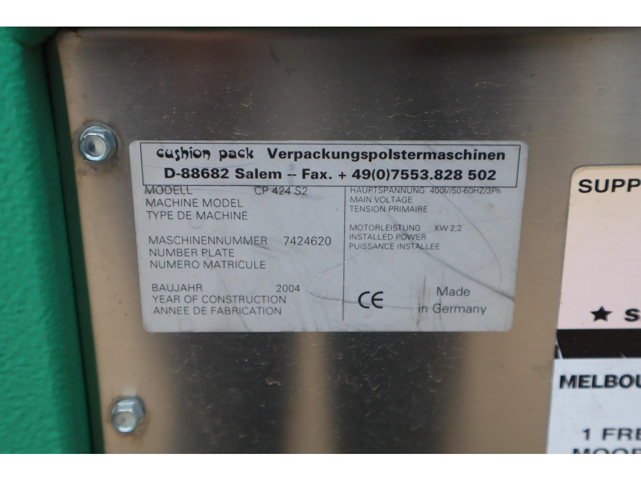 CUSHION PACK CP424 S2 INDUSTRIAL CARDBOARD SHREDDER PACKAGING PADDING ...