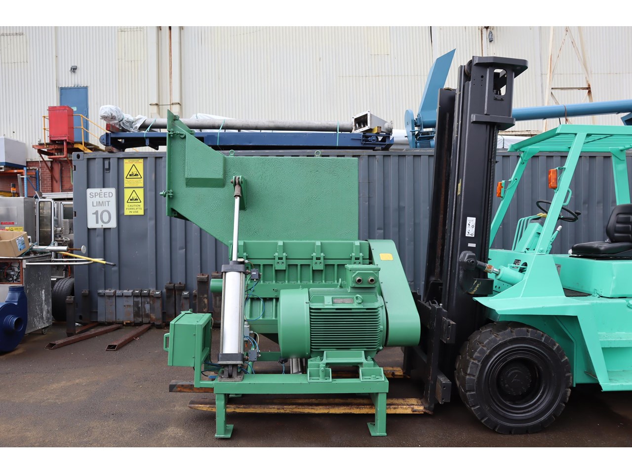 RAPID 1000 INDUSTRIAL HEAVY DUTY 75KW PLASTIC PIPE GRANULATOR for sale