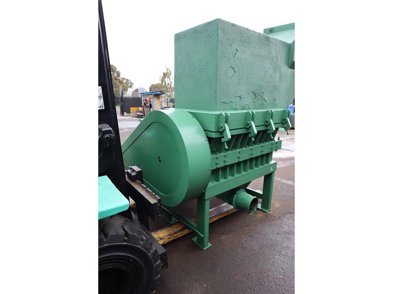 RAPID 1000 INDUSTRIAL HEAVY DUTY 75KW PLASTIC PIPE GRANULATOR for sale