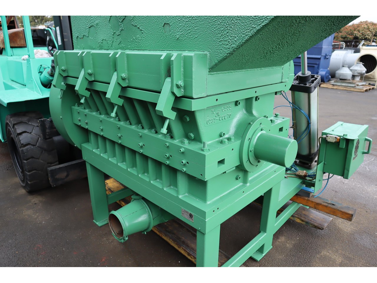 RAPID 1000 INDUSTRIAL HEAVY DUTY 75KW PLASTIC PIPE GRANULATOR for sale