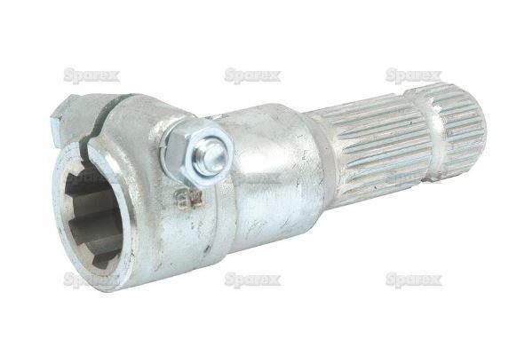 SPENCO PTO ADAPTOR WITH CLAMP BOLT - 1 3/8" FEMALE SPLINE, 6 X 1 3/8 ...