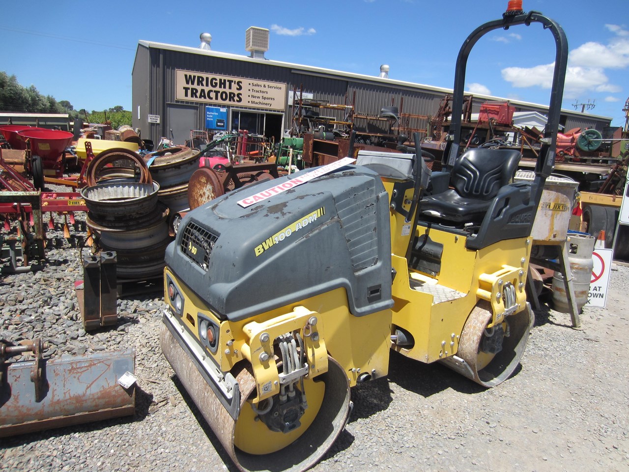 BOMAG BW100 ADM-5 DOUBLE DRUM VIBRATORY ROLLER (08) 8323 8795 for sale