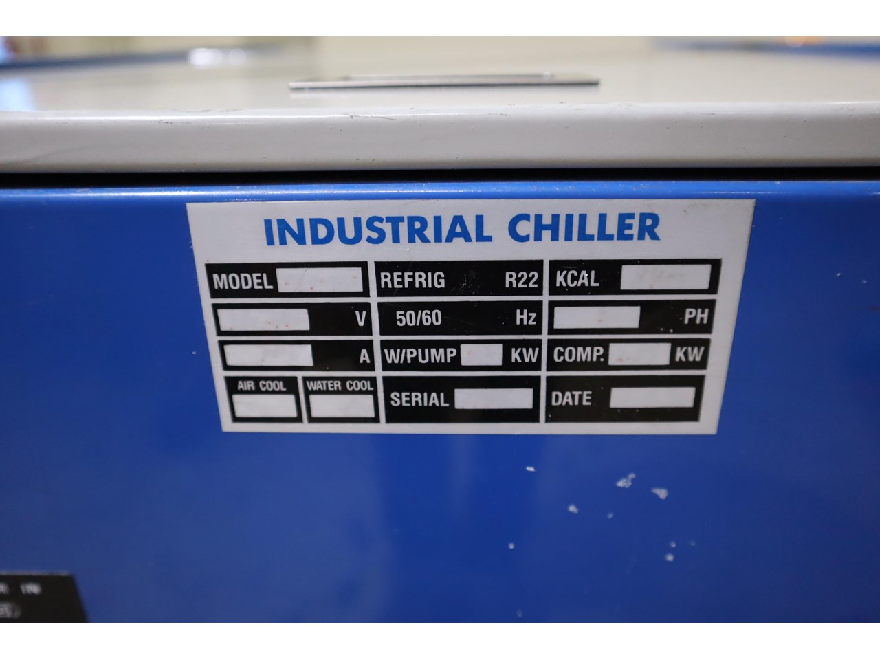 PAN ASIA INDUSTRIAL WATER COOLER CHILLER for sale