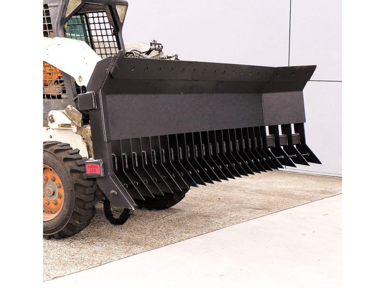 2022 NORM ENGINEERING NEW NORM STICK RAKE DOZER BLADE SKIDSTEER Dozer ...