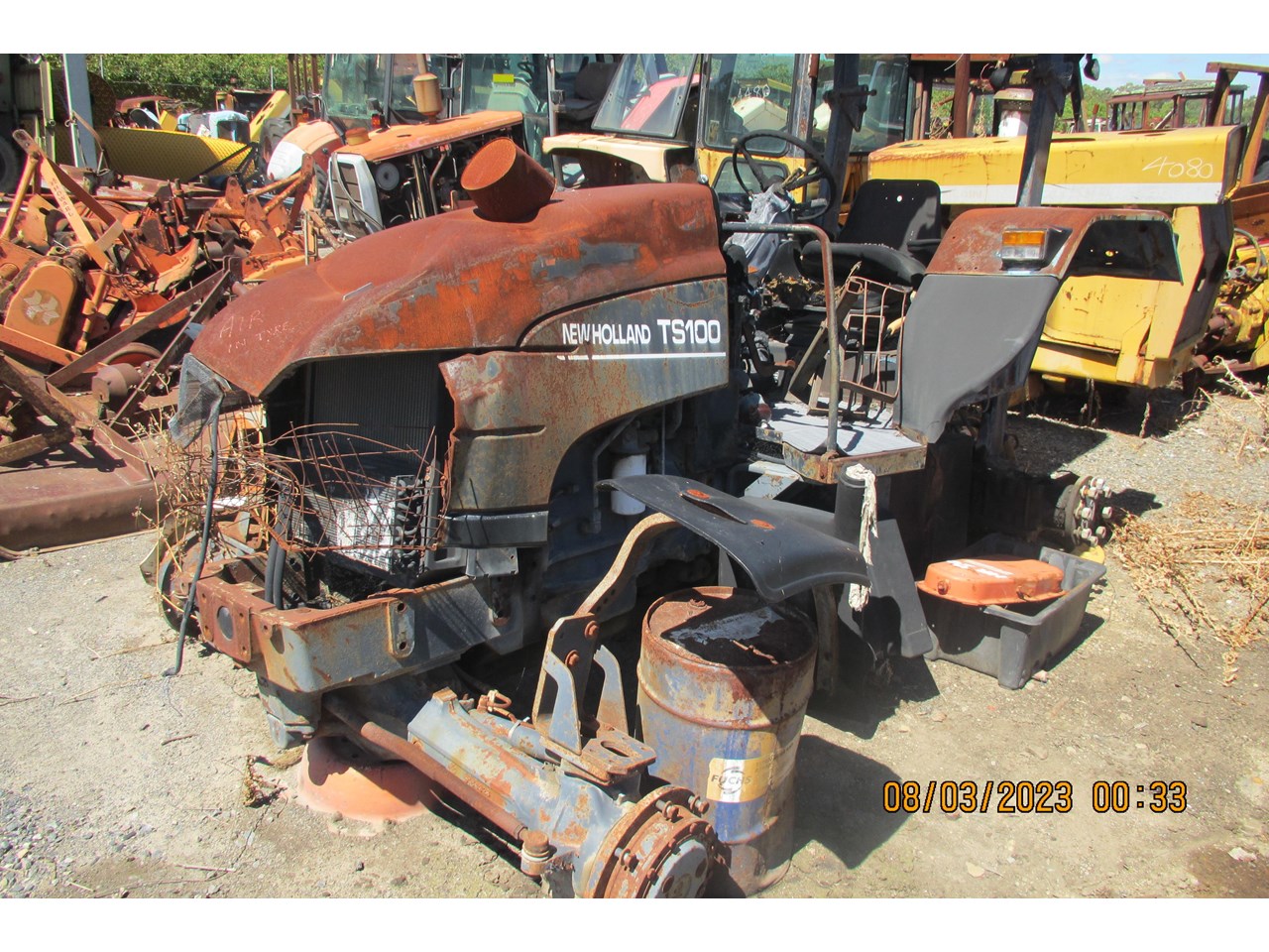 NEW HOLLAND TS100 TRACTOR, NO CAB WRECKING PARTS ONLY for sale (refcode ...