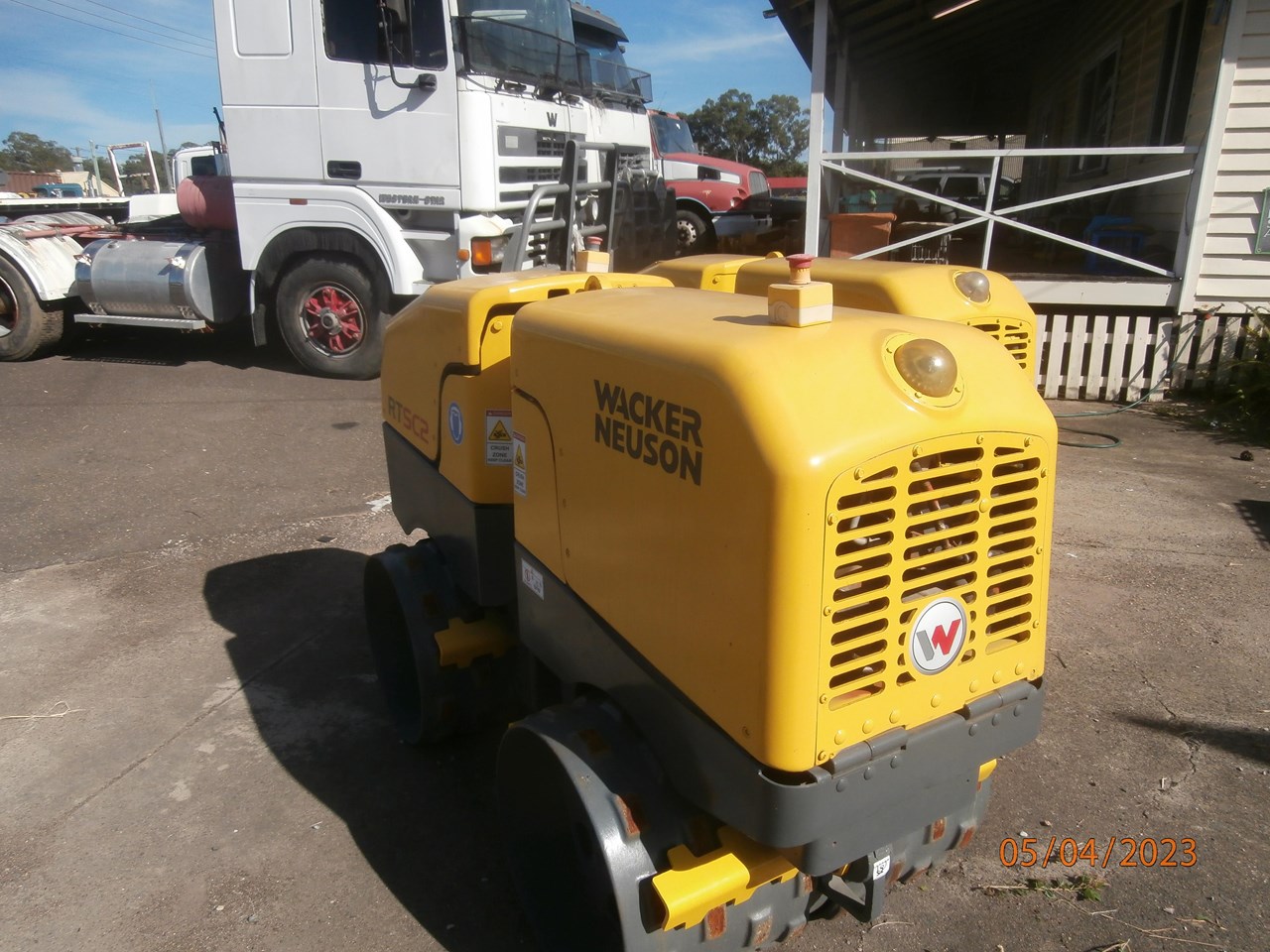 WACKER NEUSON RT82-SC2 Drum Roller Trench Compactor Tamper, 57% OFF