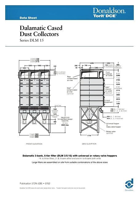 DCE VOKES DALAMATIC DUST EXTRACTOR for sale