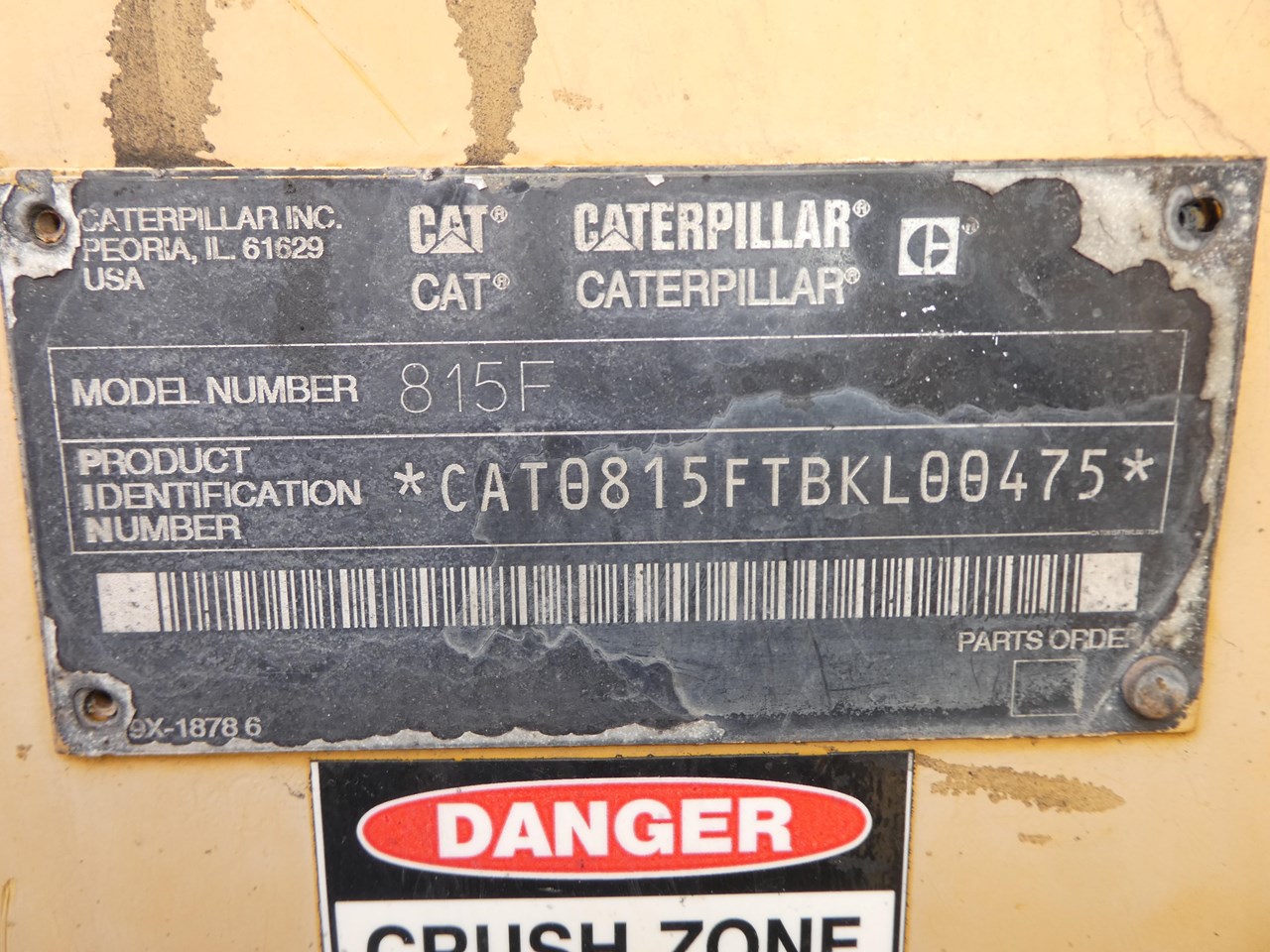 2003 CATERPILLAR 816F COMPACTOR for sale