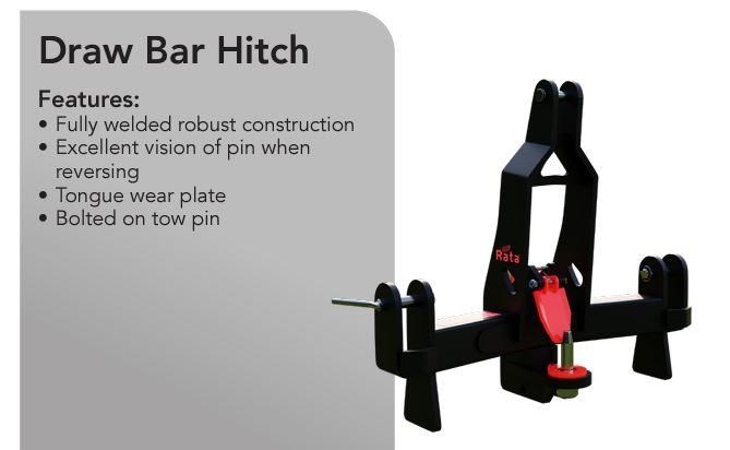 RATA 3PL DRAW BAR HITCH (CAT 2 - 10 TONNE) 32MM PIN for sale (refcode ...