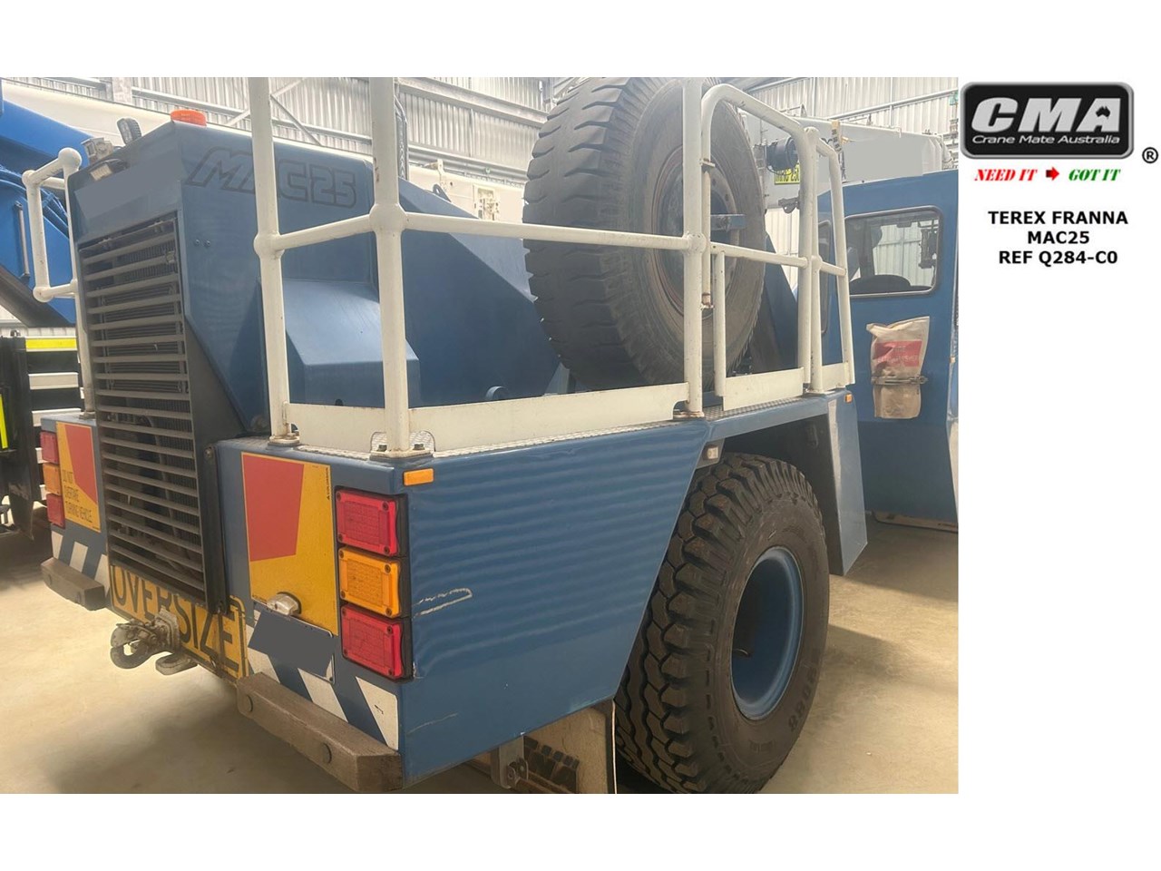 2010 TEREX FRANNA TEREX FRANNA CRANE MAC25 *10YR CERTIFICATION* for sale