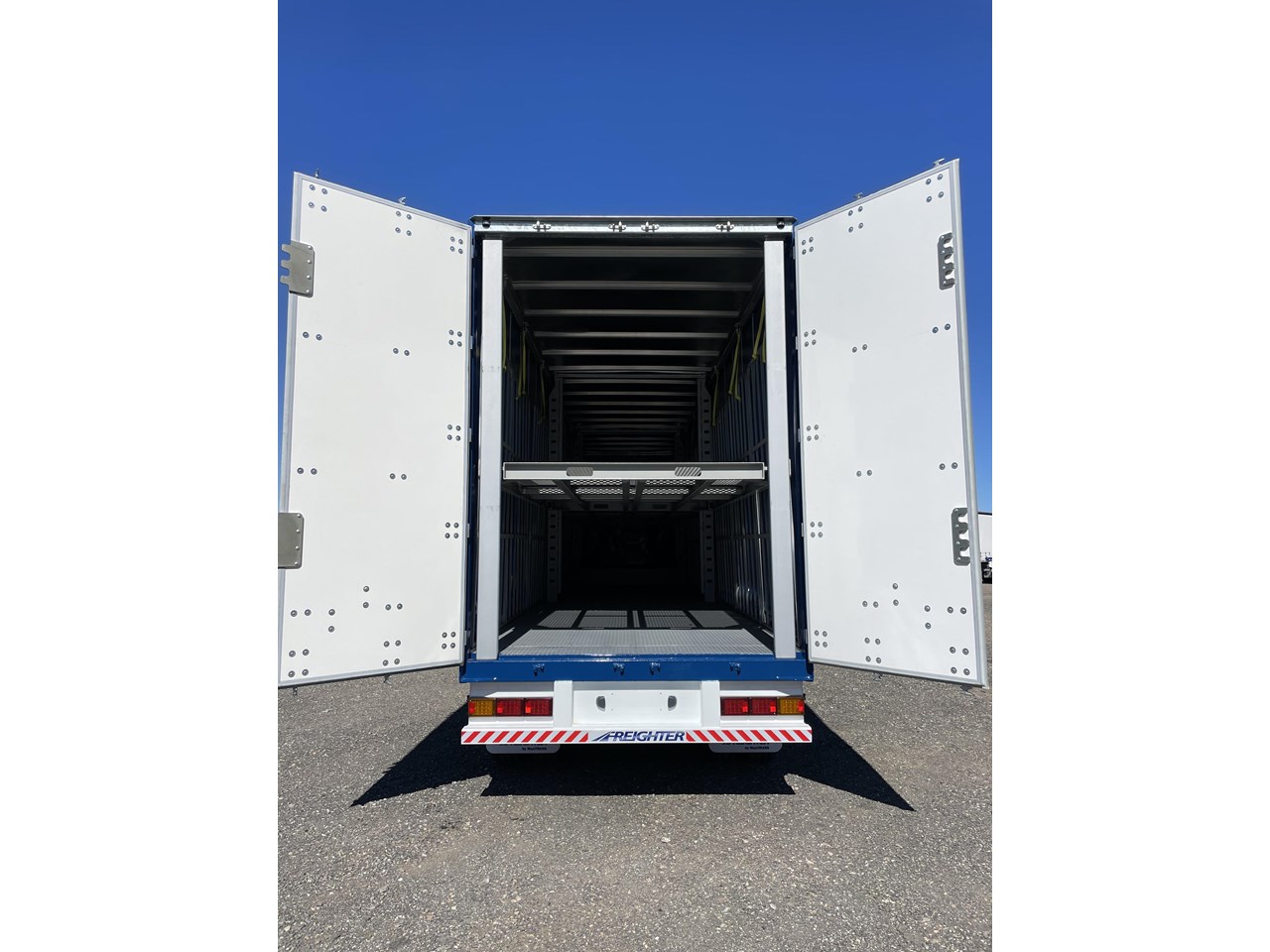 2023 MAXITRANS 45FT DROP DECK CURTAINSIDER TRAILER WITH MEZZ DECKS for sale