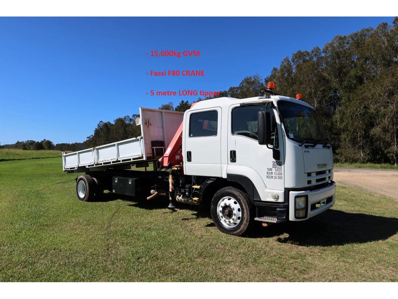 2011 ISUZU FTR900 CREW CAB for sale