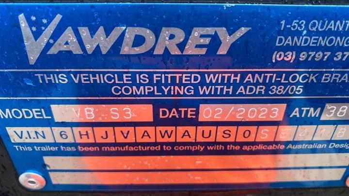 2023 VAWDREY VB S3 for sale