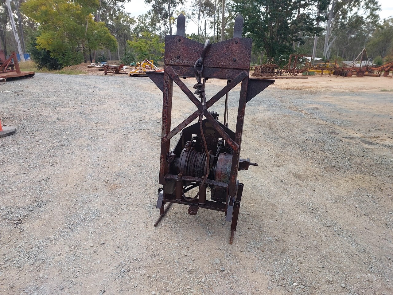 1954 MASSEY FERGUSON PTO WINCH WU-E-20 1219 for sale