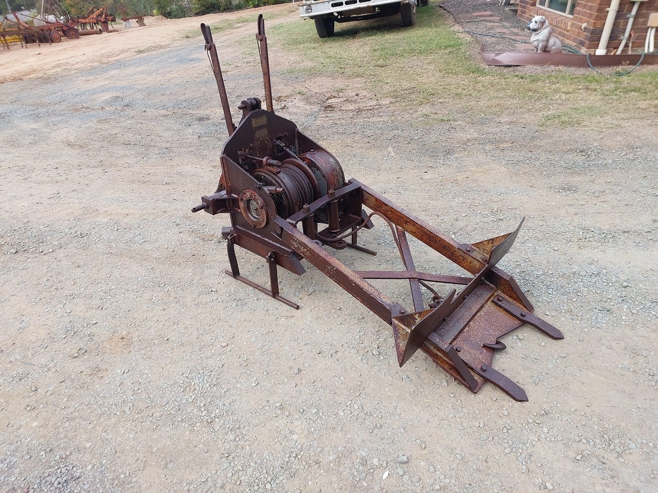1954 MASSEY FERGUSON PTO WINCH WU-E-20 1219 for sale