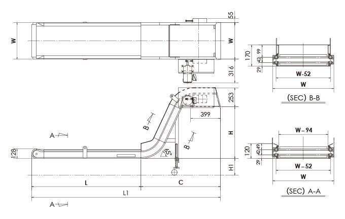 ENOMOTO CHIP CONVEYOR for sale