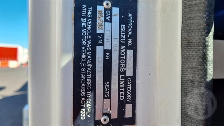 2003 ISUZU FVR900 FVR900T for sale
