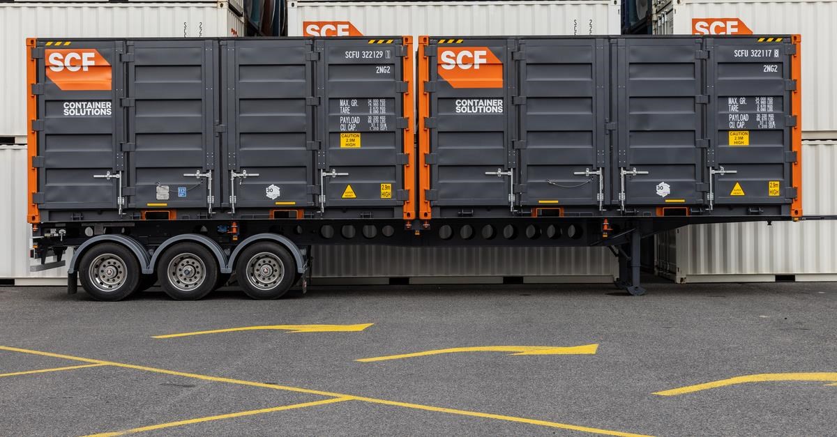 SCF 20-PALLET HARD SIDE-OPENING TRAILER for hire