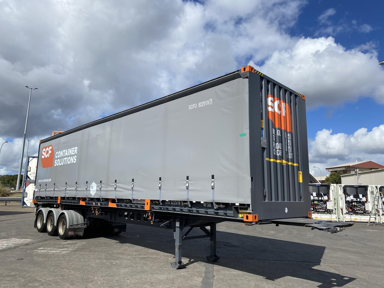 SCF SCF 20-PALLET TAUTLINER TRAILER for hire