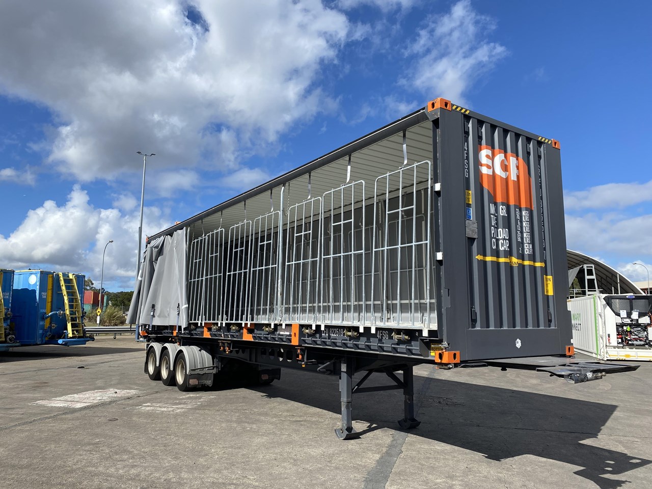 SCF SCF 20-PALLET TAUTLINER TRAILER for hire