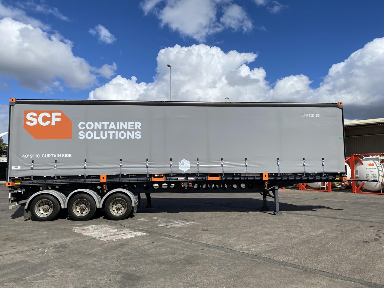 SCF SCF 20-PALLET TAUTLINER TRAILER for hire