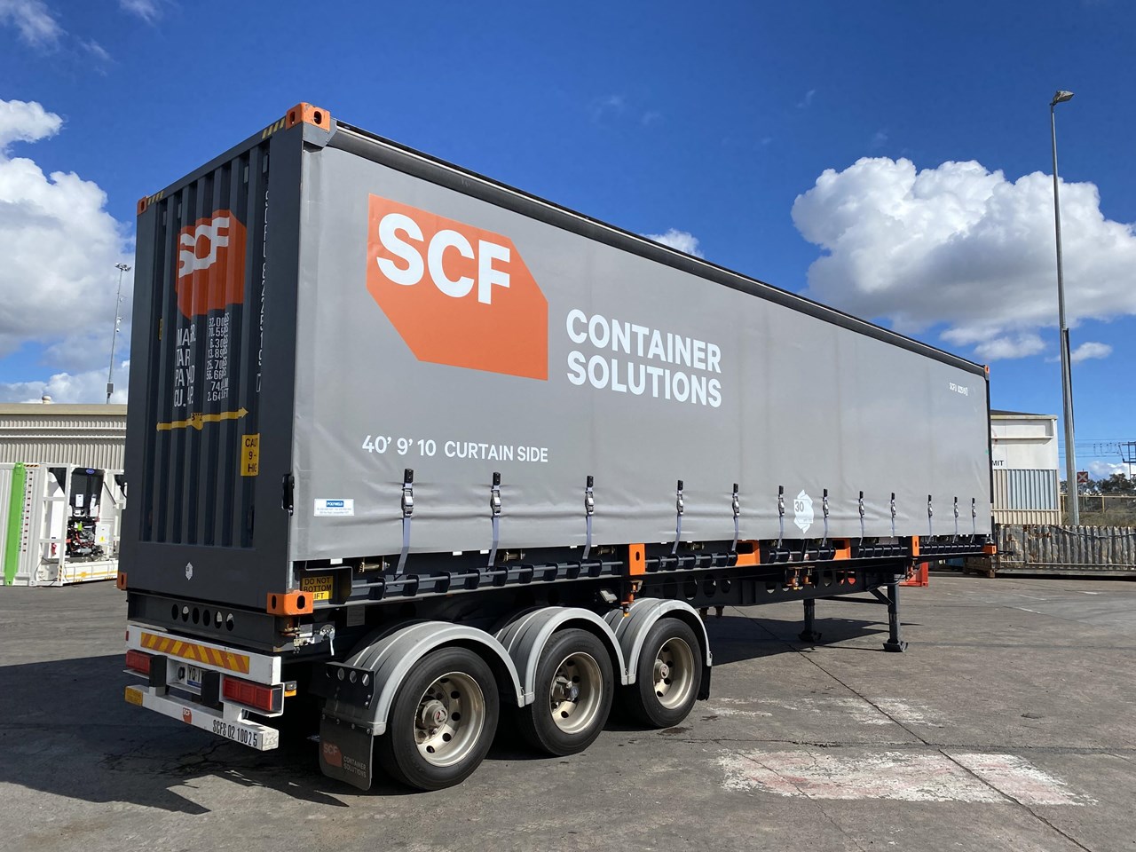 SCF SCF 20-PALLET TAUTLINER TRAILER for hire