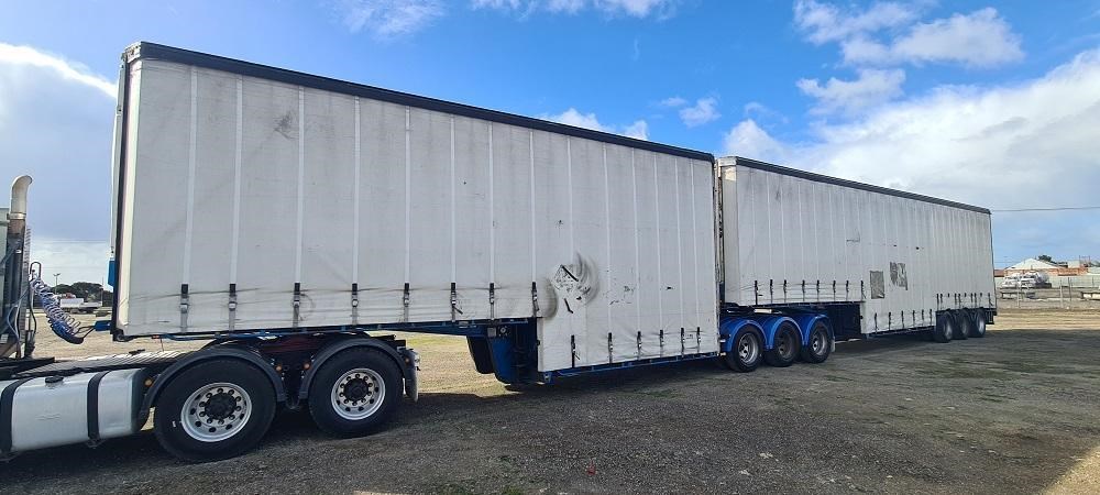 2009 VAWDREY B DOUBLE DROP DECK CURTAINSIDERS for sale