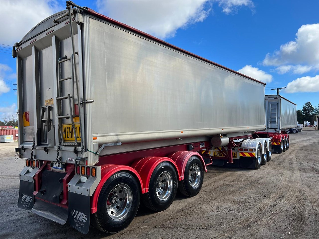 2019 BARRY STOODLEY TRI AXLE ROAD TRAIN & TRI DOLLY GRAIN TRAILERS for sale
