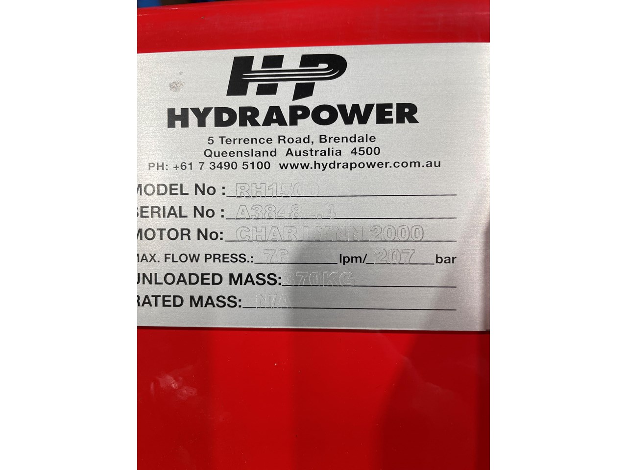 2023 HYDRAPOWER NEW HYDRAPOWER ROTARY HOE TILLER SKIDSTEER RH1500 ...