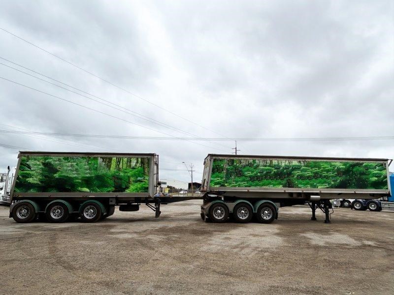 2015 LUSTY EMS TRI AXLE ALUMINIUM STAG TIPPER SET for sale