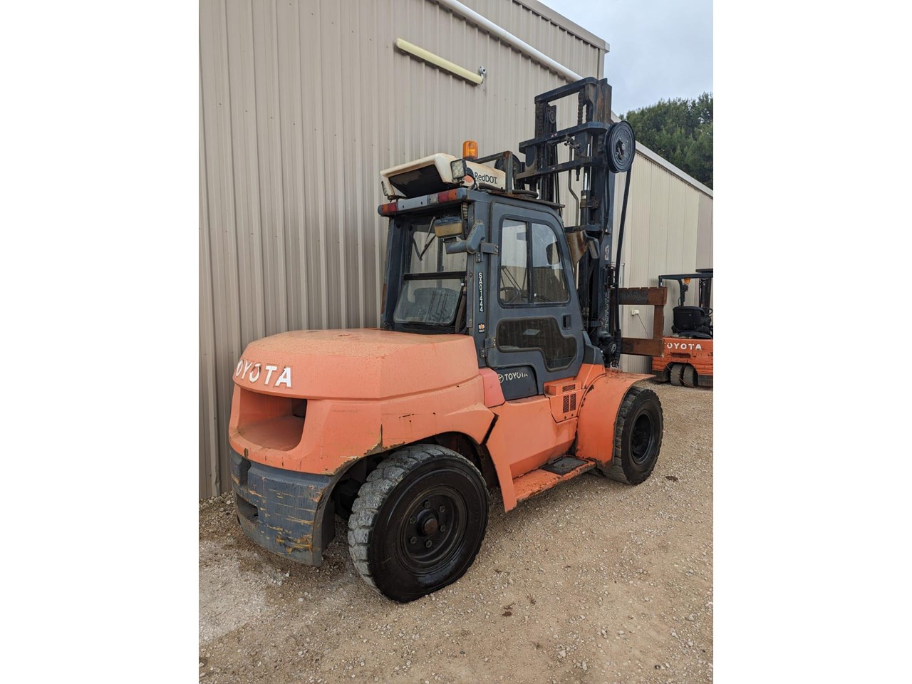2014 TOYOTA 8T DIESEL FORKLIFT - 7FDU80 for sale
