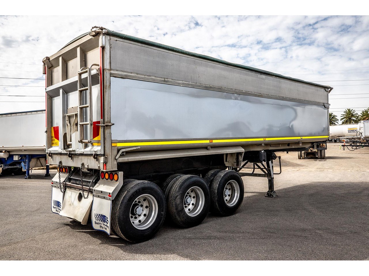 2002 BARRY STOODLEY STOODLEY ALUMINIUM REAR CHASSIS TIPPER - TRI-AXLE ...