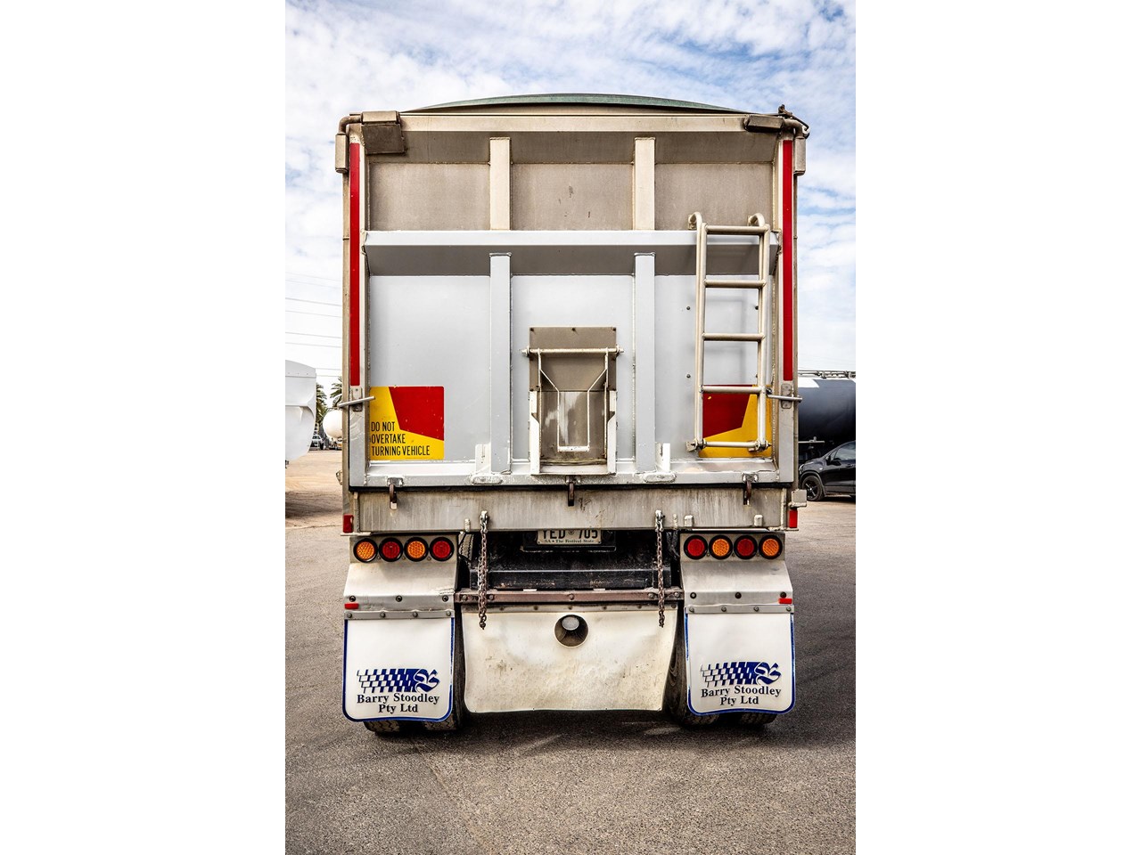 2002 BARRY STOODLEY STOODLEY ALUMINIUM REAR CHASSIS TIPPER - TRI-AXLE ...