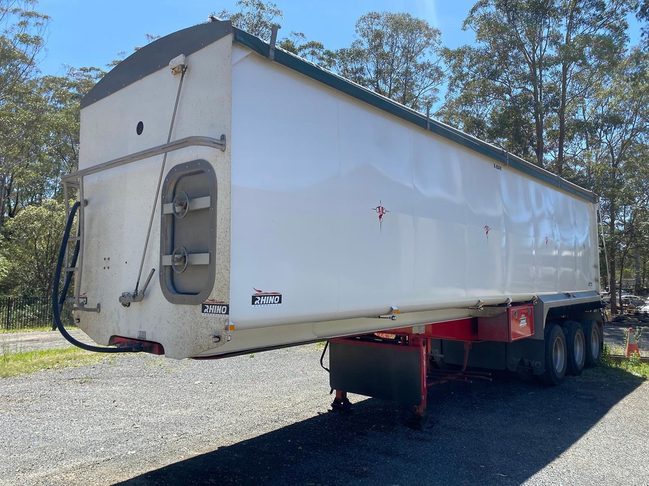 2022 RHINO B DOUBLE ROAD TRAIN SLIDER A LEAD CHASSIS TIPPER for sale
