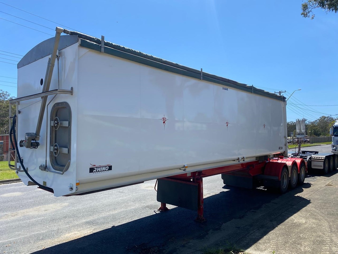 2022 RHINO B DOUBLE ROAD TRAIN SLIDER A LEAD CHASSIS TIPPER for sale
