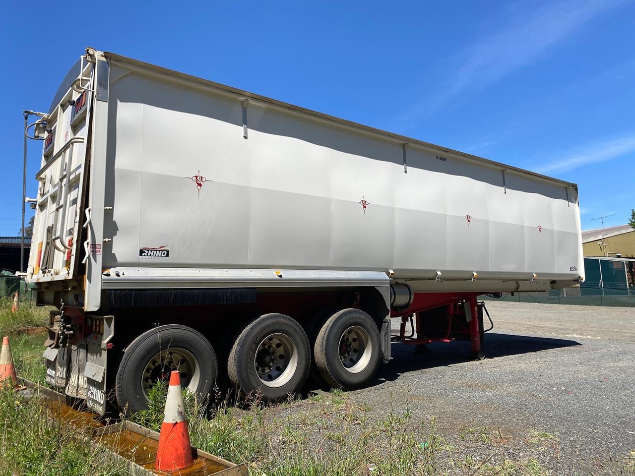2022 RHINO B DOUBLE ROAD TRAIN SLIDER A LEAD CHASSIS TIPPER for sale