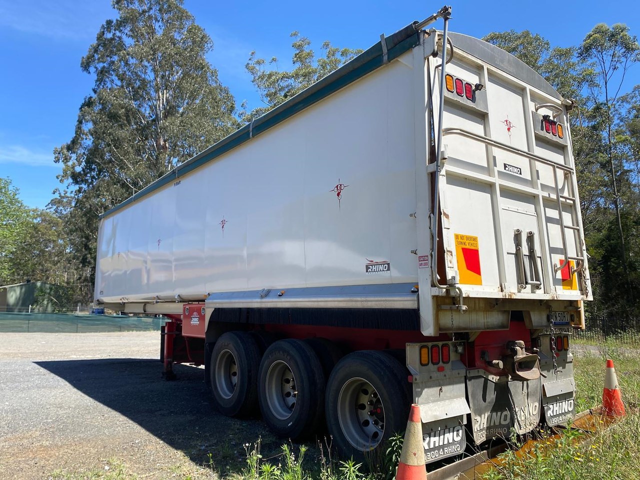 2022 RHINO B DOUBLE ROAD TRAIN SLIDER A LEAD CHASSIS TIPPER for sale