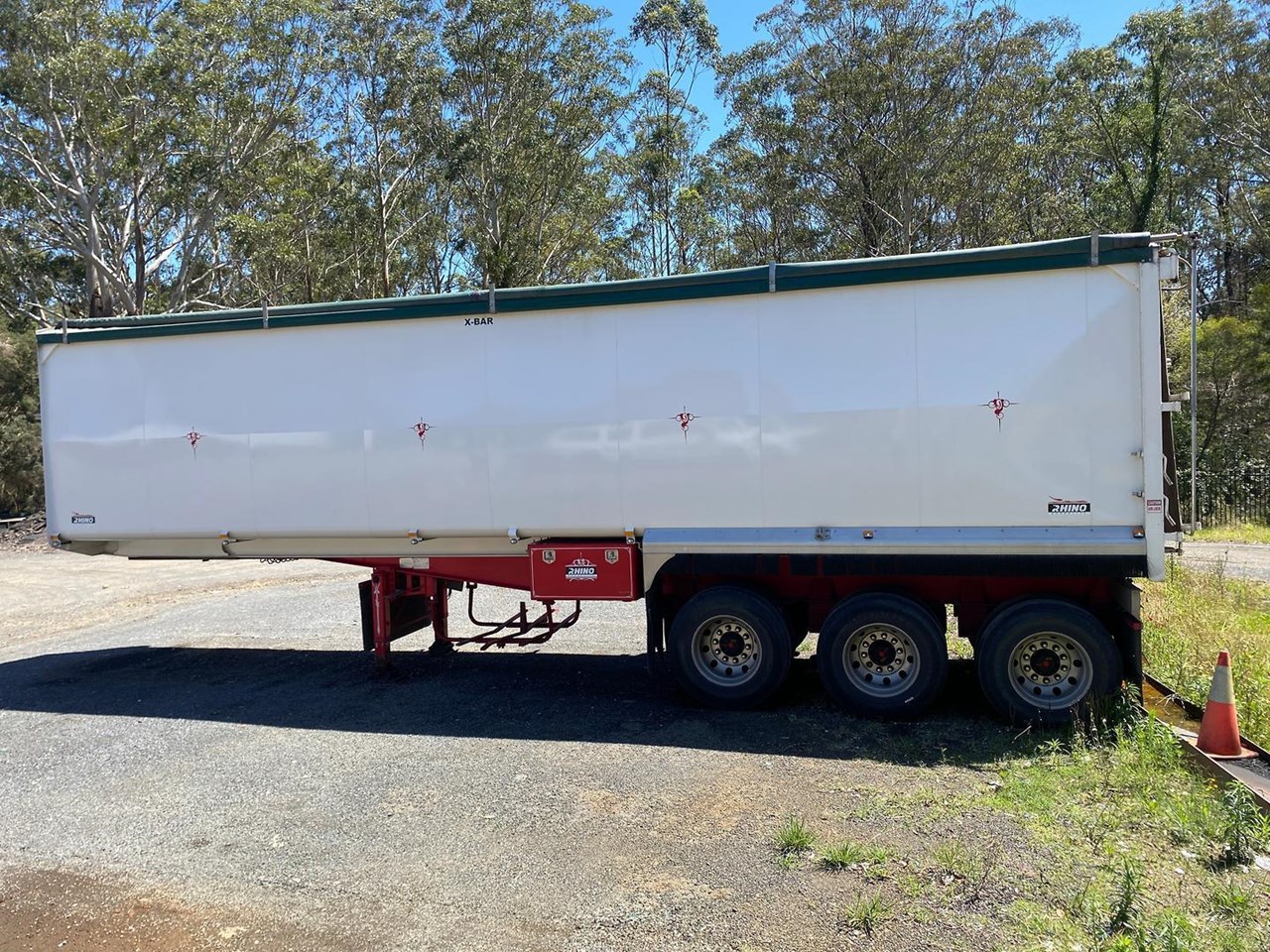2022 RHINO B DOUBLE ROAD TRAIN SLIDER A LEAD CHASSIS TIPPER for sale