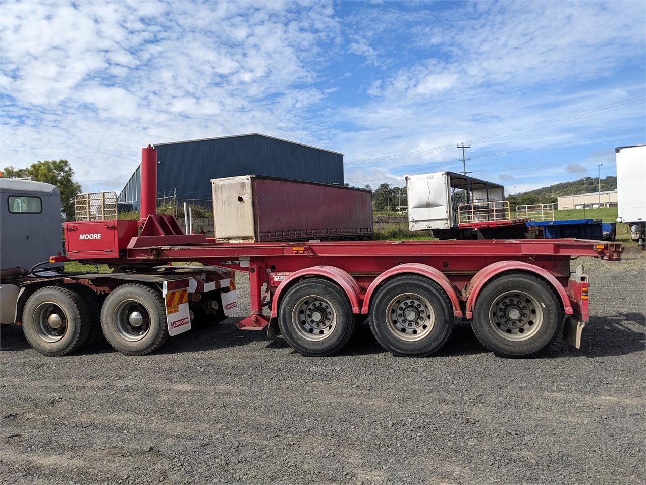 2016 MOORE TIPPING SKEL TRAILER for sale