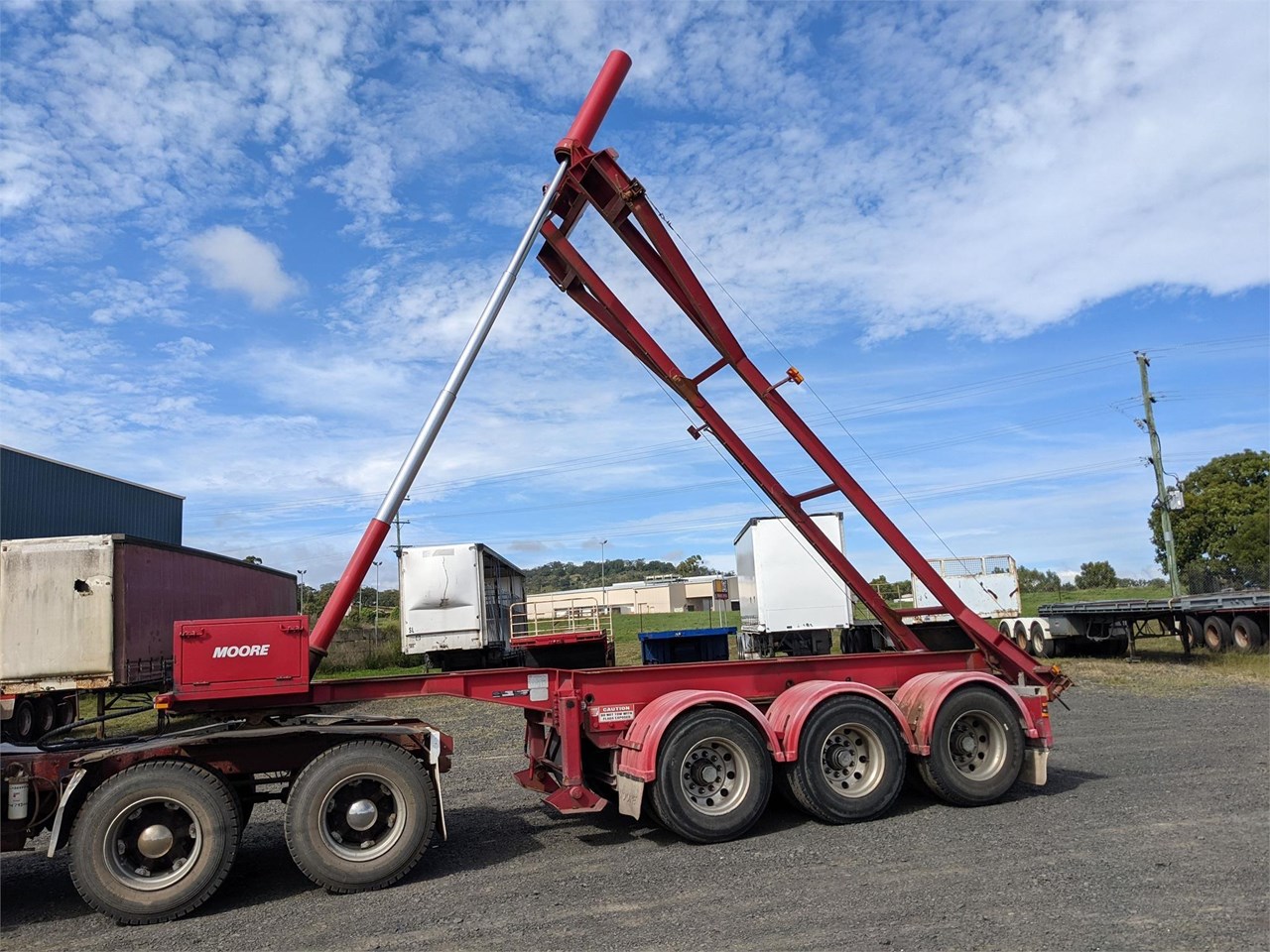 2016 MOORE TIPPING SKEL TRAILER for sale