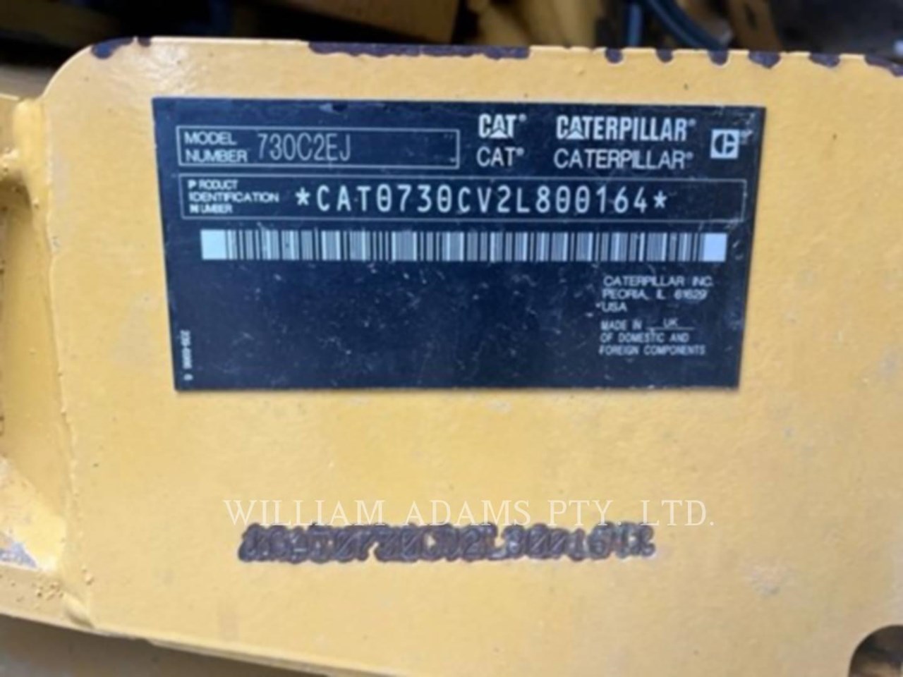 2017 CATERPILLAR 730C2 for sale (refcode TA1202474)