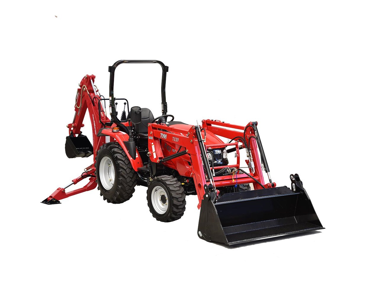 TYM TYM T413 HST ROPS TRACTOR, LOADER & BACKHOE (TLB) PACKAGE T413 for sale