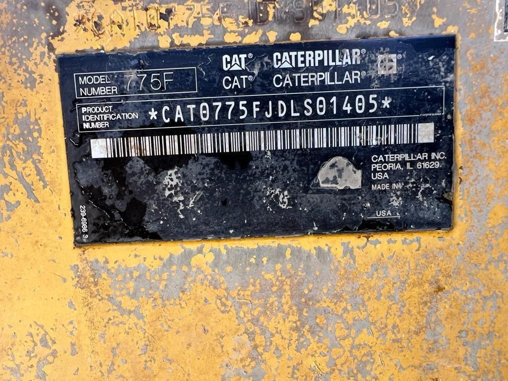 2011 CATERPILLAR 775F for sale