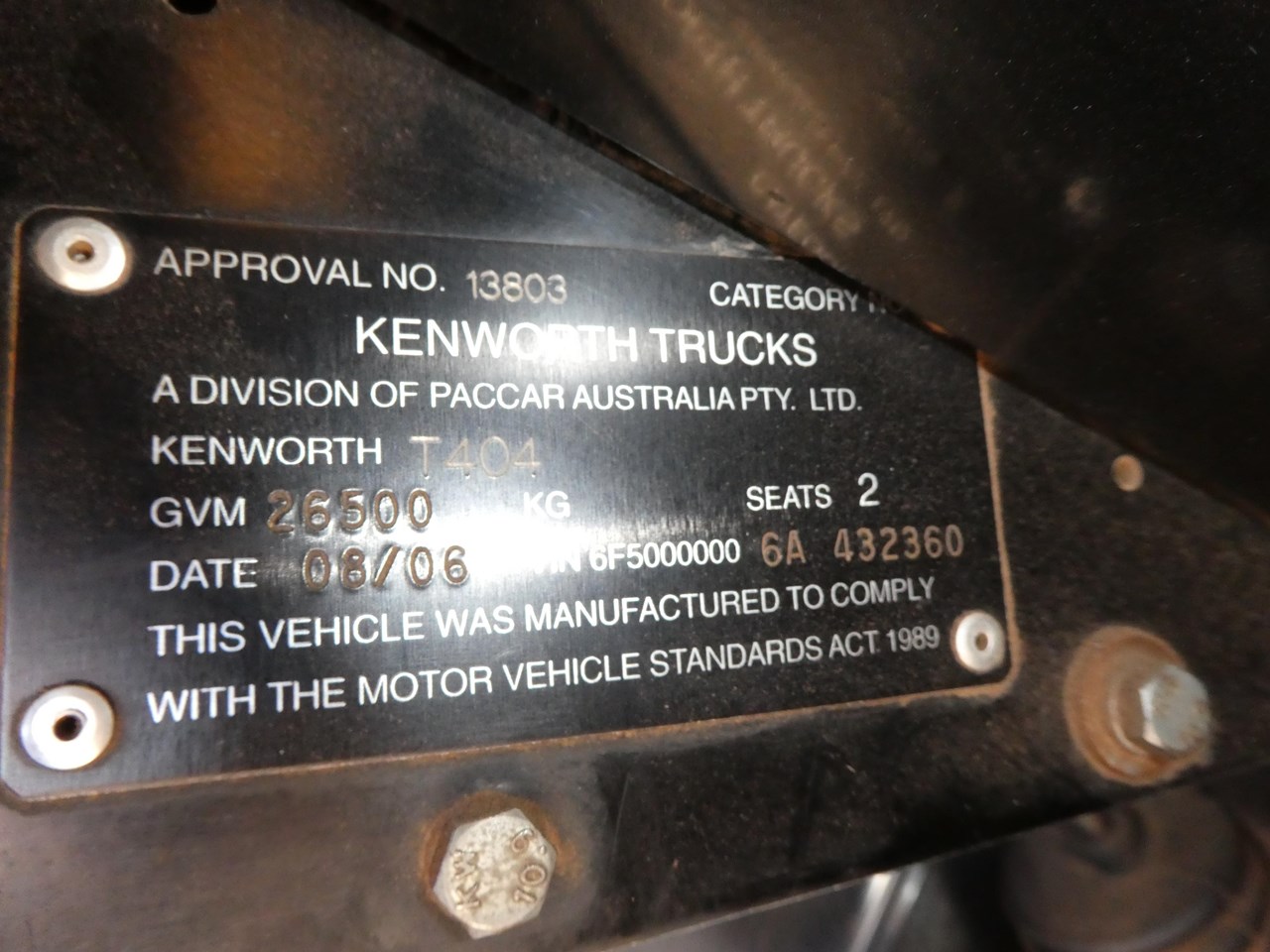 2006 KENWORTH T404 ST for sale (refcode TA1205664)