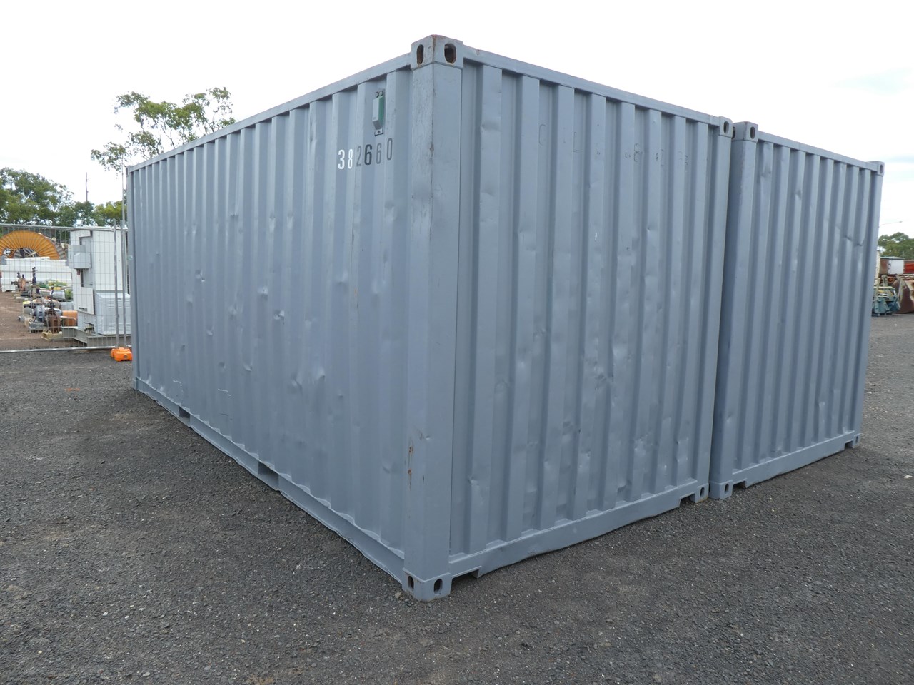 2007 CUSTOM 20FT SHIPPING CONTAINERS INTERIOR AND EXTERIOR DUST COAT ...