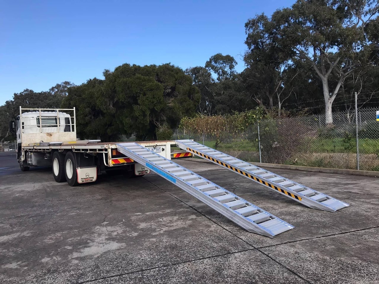 JETLAND 3.9M 10TONNE HEAVY DUTY STEEL TRACK,RUBBER PADS ON STEEL,RUBBER ...